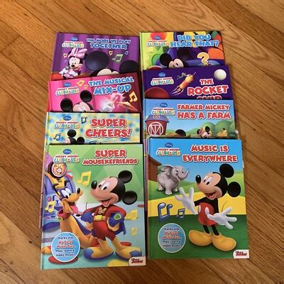 Mickey Mouse Club House My First Music Fun Books Lot Of 8 Euc Ebay