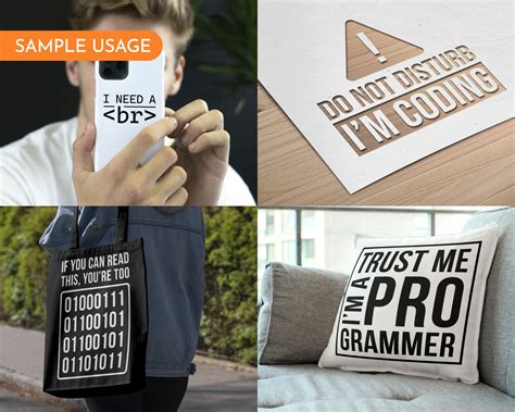 Programmer Svg Bundle Coding Quote Svg Computer Geek Svg Nerd Svg
