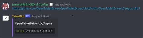 Off By One Issue Opentabletdriver Tabletbot Github