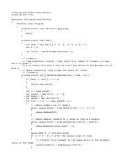 Program 57 Cs Using System Collections Generic Using System Linq