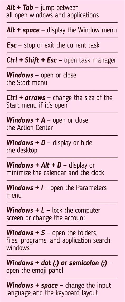 Hot Keys For Shortcuts In Windows Minute Crafts
