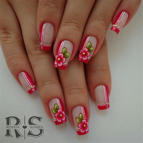 148 Fotos De Unhas Decoradas Com Flores Lindas
