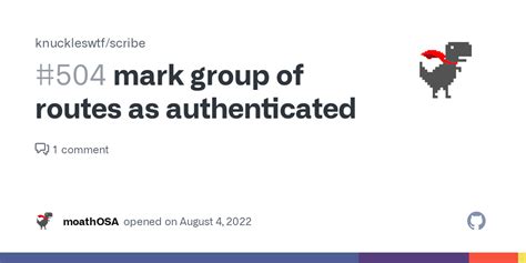 Mark Group Of Routes As Authenticated · Issue 504 · Knuckleswtfscribe
