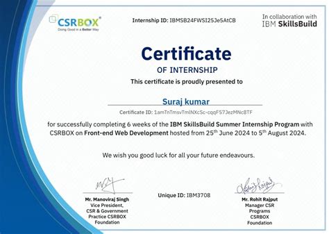 Suraj Kumar On Linkedin Ibmskillbuild Skillsbuild Webdevelopment Ibm