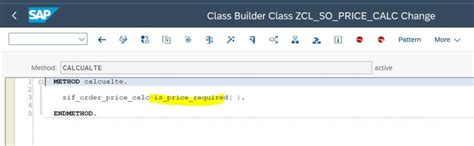 Interface Method Default Ignorefail Sapcodes