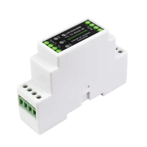 Rail Mount Ttl To Rs232 Galvanic Isolated Converter Full Duplex Communication Lightningproof