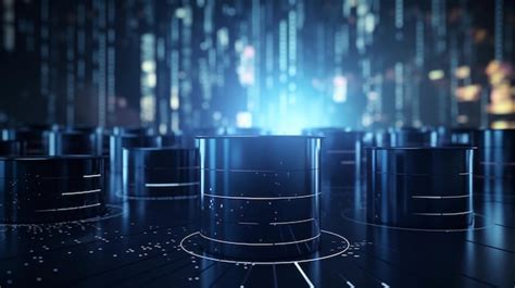 Premium Ai Image Seamless Synergy Database Management Cloud Computing
