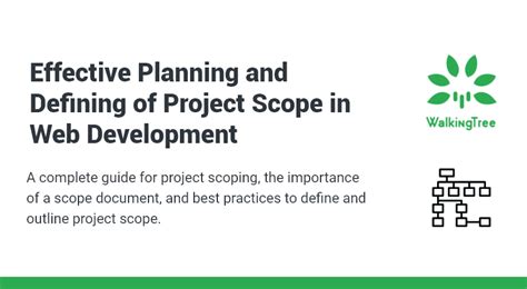 effective planning and defining of project scope in web development