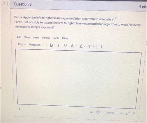 Solved Question 1 1 Pt True Or False The Determinant Of A