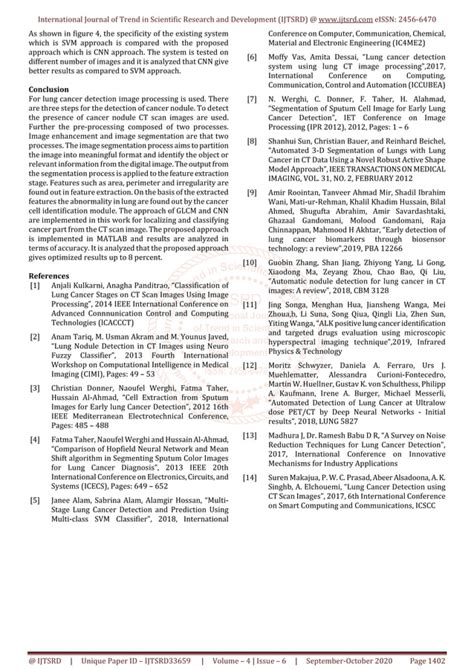 Lung Cancer Detection Using Machine Learning Pdf