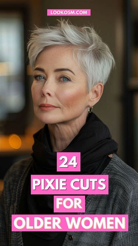 Discover 24 Trendy Pixie Cuts Perfect For Older Women Who Want To Look