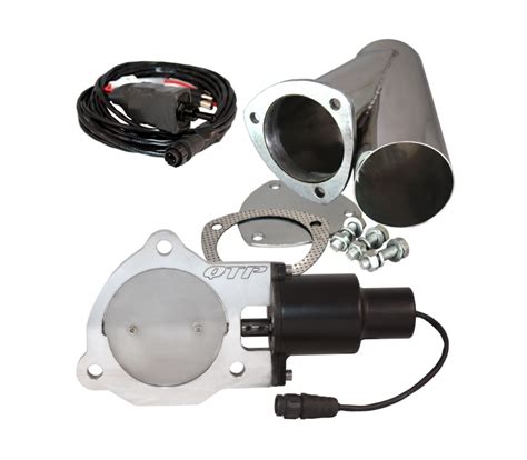 Qtp Qtec 3 5in Electric Cutout And Y Pipe Kit Single Qtec35cp