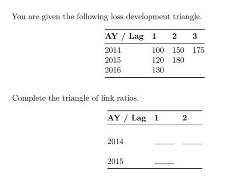 Solved You Are Given The Following Loss Development