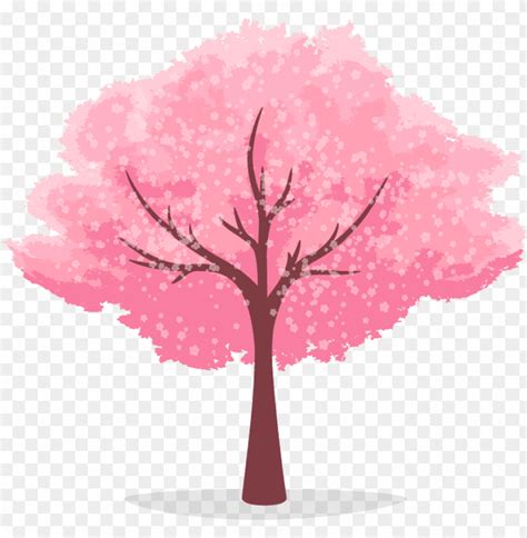 Free download HD PNG tree 櫻花 樹 卡通 PNG transparent with Clear