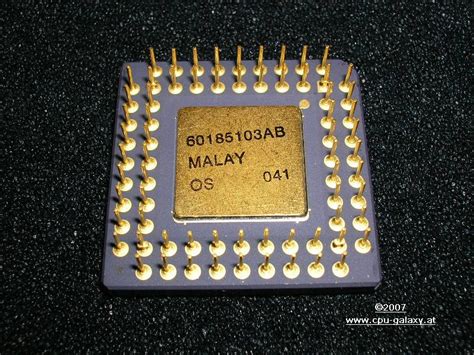 Cpu Galaxy At Vintage Chips Intel 80286 Section