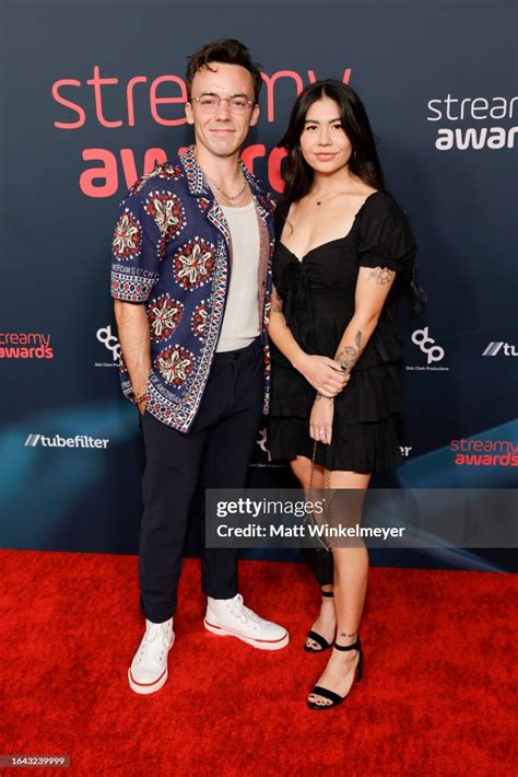 Connor Price And Breanna Price Attend The 2023 Streamy Awards At