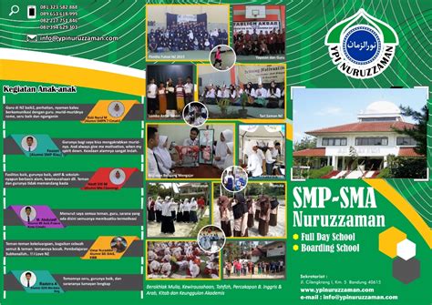 7 Contoh Desain Brosur Sekolah Islam Tk Sd Smp Dan Sma Ketik Surat