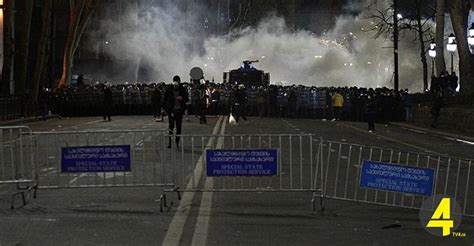 სამართალდამცველებმა აქციაზე 66 ადამიანი დააკავეს Tv 4