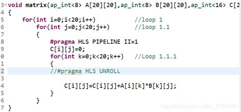 【hls与hdl联合开发】1矩阵乘法的hls实现hls 矩阵 Csdn博客