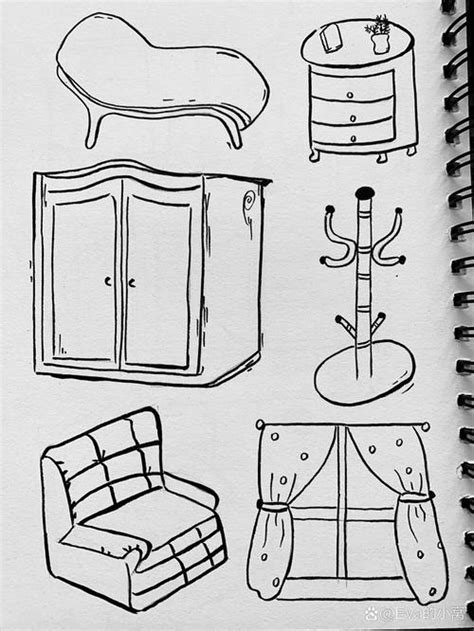 杭州办公家具简笔画 简笔画图片大全