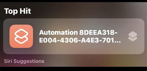 Unknown Automation Shortcuts Rios