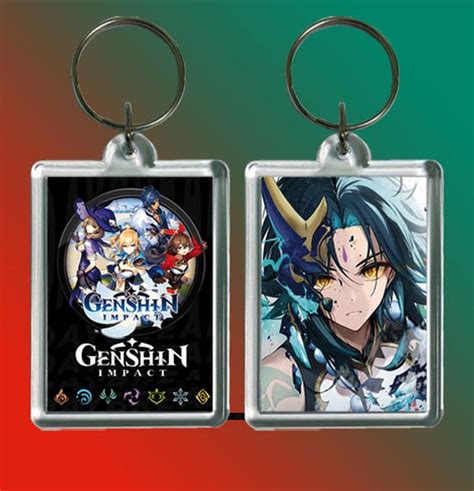 Брелок Genshin Impact геншин импакт Xiao — цена 32 грн в каталоге Брелоки Купить товары для