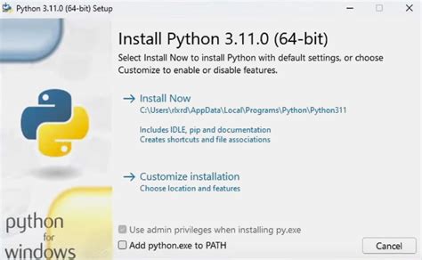 Как установить Python на Windows 10 инструкция