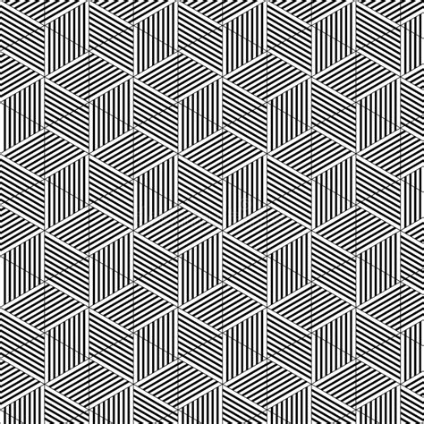 Seamless Abstract Cube Pattern Colorful Design Geometric Stock Vector Illustration Of Retro