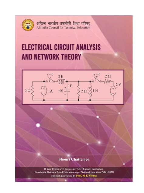 Electrical Circuit Analysis And Network Theory Aicte Book Pdf Electronic Filter Low Pass Filter