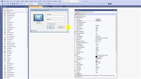 C Mysql Pos 23 How To Create A Login Form Youtube