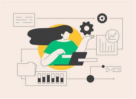Workflow Abstract Concept Vector Illustration 35794247 Vector Art At