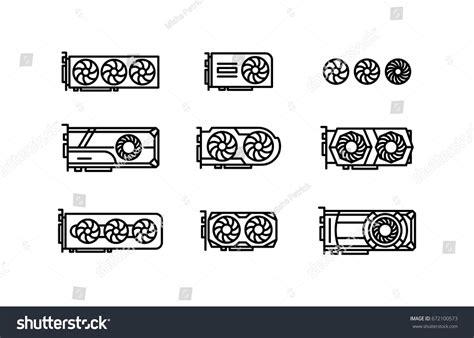 253 220 Computer Graphic Card Vector Images Stock Photos Vectors Shutterstock
