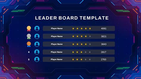 Leaderboard Template Leaderboard Over 3682 Royalty Free Licensable