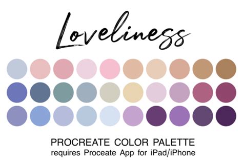 Vivid Procreate Color Palette Graphic By JulieCampbellDesigns Creative Fabrica