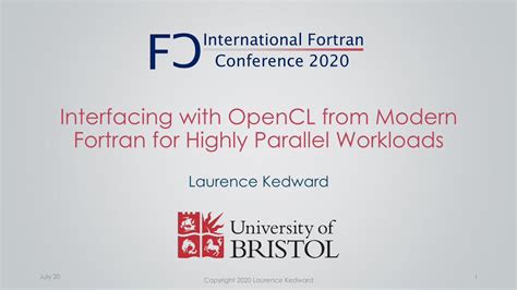 Pdf Interfacing With Opencl From Modern Fortran For Highly Dokumentips