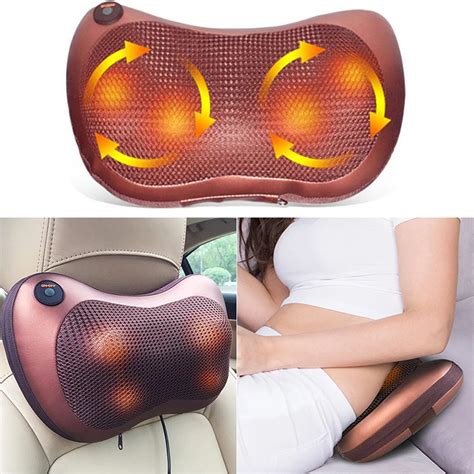 Buy Neck Massager Car Home Cervical Shiatsu Massage Neck Back Waist Body