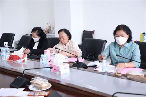 លោកជំទាវកិត្តិសង្គហបណ្ឌិត ម៉ែន សំអន ដឹកនាំកិច្ចប្រជុំវឌ្ឍនៈភាពរយៈពេល