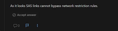 How To Access A Blob In A Storage Account That Is Network Restricted