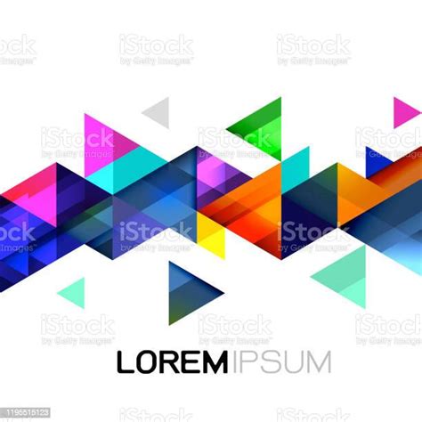 벡터 추상 다채로운 그라데이션과 흰색 배경과 텍스트에 대한 공간에 현대 겹치는 기하학적 템플릿 0명에 대한 스톡 벡터 아트 및 기타 이미지 Istock