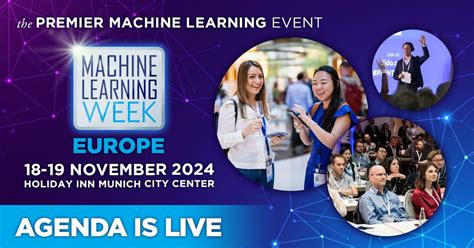 Agenda 2024 Machine Learning Week Europe