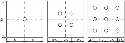 Pile Configurations A For A Pile Diameter Of 20 Mm And B For A Pile Download Scientific