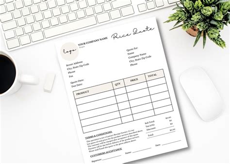 Editable Receipt Template Estimate And Invoice Template Paid In Full