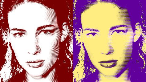 Duotone Halftone Pattern Effect In Photoshop Edit With Kim