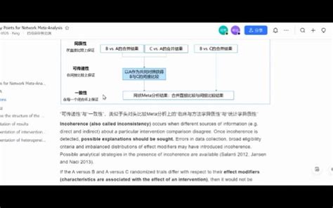 网状meta分析需要满足的条件 SRS实用循证医学 SRS实用循证医学 哔哩哔哩视频