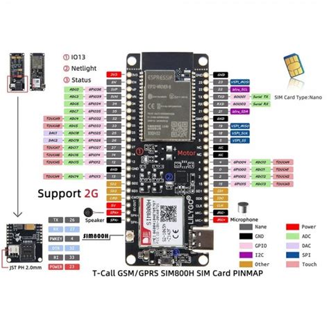 Lilygo T Call Esp32 With Sim800h Ip5306 Lilygo Q336