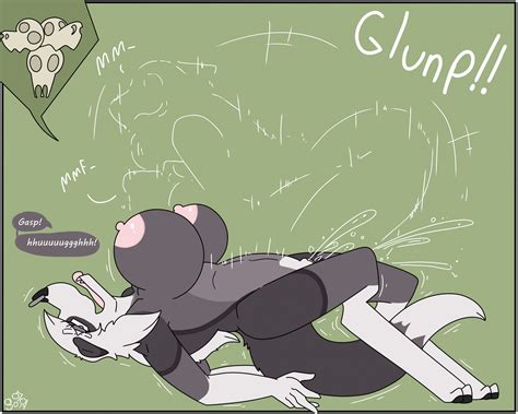 Rule 34 5 Fingers After Vore Anthro Black Nose Black Pawpads Bodily
