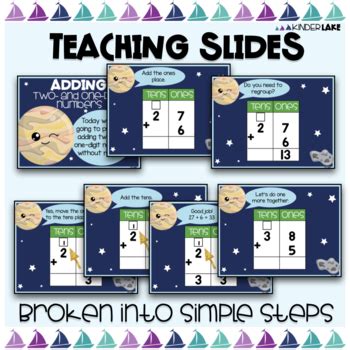 2 Digit Addition Adding One And Two Digit Numbers By Kinder Lake