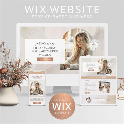 Coaching Wix Website Template Wix Website Design Wix Ecommerce Wix Shop