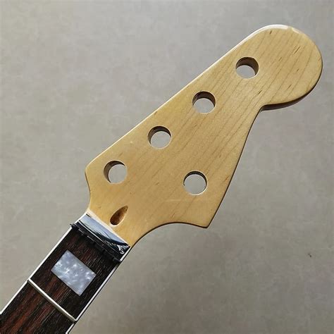 Maple Wood 5 String Bass Neck 20 Frets Rosewood Fingerboard Reverb