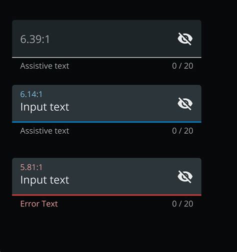 Dark Theme Input Hint Text Inconsistencies · Issue 125 · Brightlayer Uithemes · Github